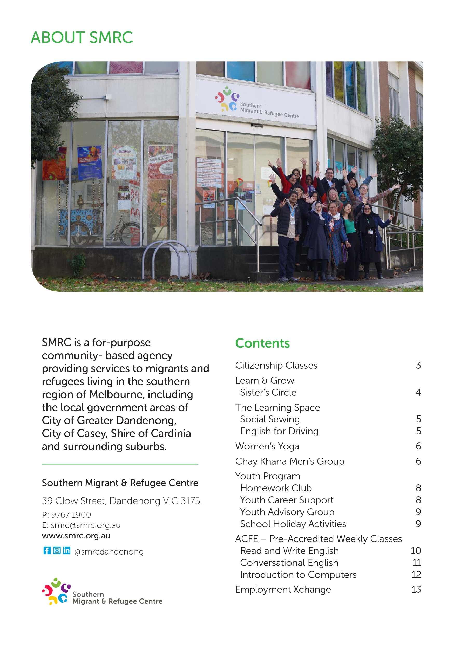 Term 3 2023 Program Guide Activities and Services - SMRC Resources