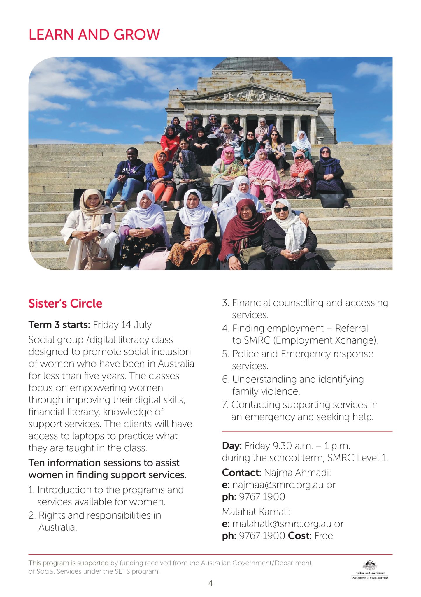 Term 3 2023 Program Guide - SMRC - Southern Migrant & Refugee Centre